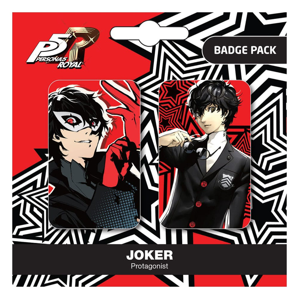 Persona 5 Joker / Protagonist PopBuddies 2-Pack Pin Badges – KonoCo